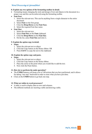 Word processing | PDF