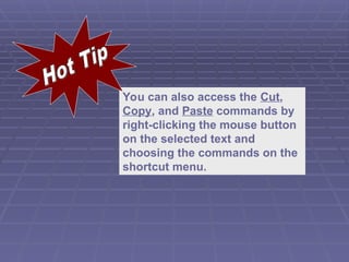 word processing in information communication and technology | PPT