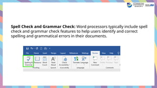 Word Processing in computer applications.pptx