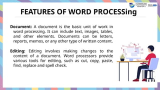 Word Processing in computer applications.pptx