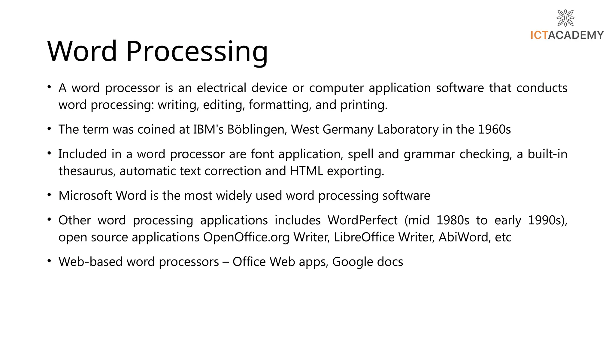Word Processing - Module 1.pptx to become | PPTX