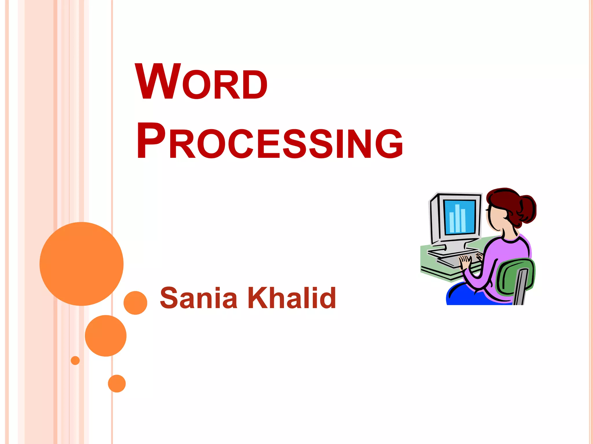 Word processing | PPTX