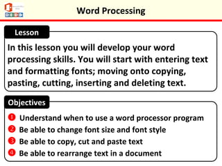 Word processing 1 | PPT