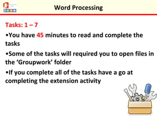 Word processing 1 | PPT