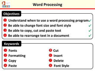 Word processing 1 | PPT