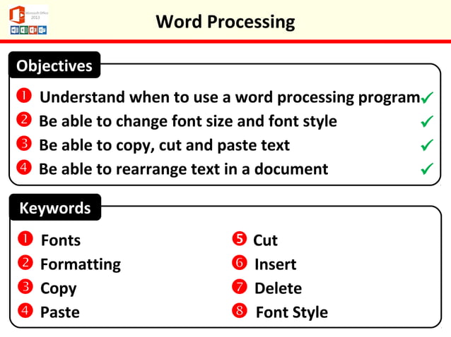 Word processing 1 | PPT