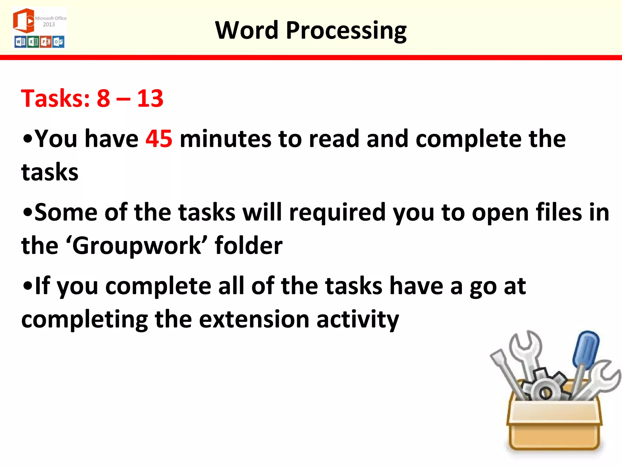 Word processing 2 | PPT