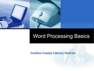 Word processing basics | PPTX