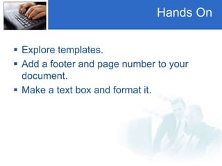 Word processing basics | PPTX