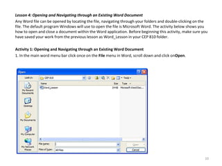 Word processing in english ms word | PPT