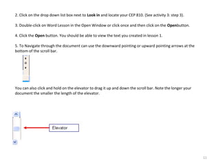 Word processing in english ms word | PPT