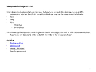 Word processing in english ms word | PPT