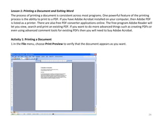 Word processing in english ms word | PPT
