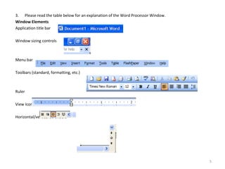 Word processing in english ms word | PPT