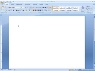 Word Processing Introduction | PPTX