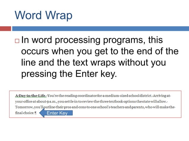 Word Processing Introduction | PPTX