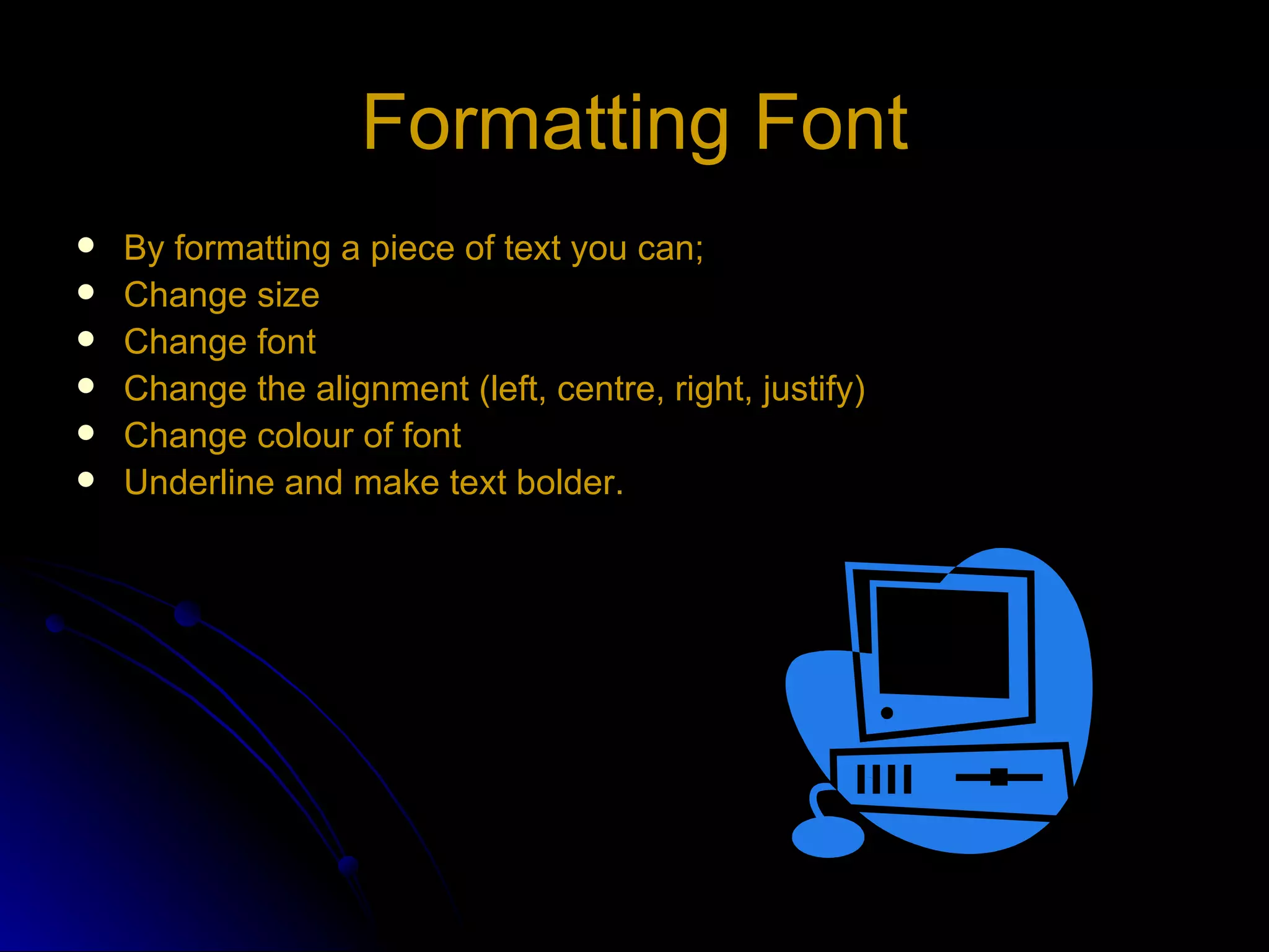 Word Processing Powerpoint | PPT