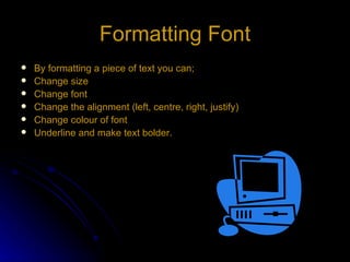 Word Processing Powerpoint | PPT