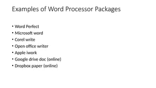 WORD PROCESSING PRESENTATION 2018-1.pptx