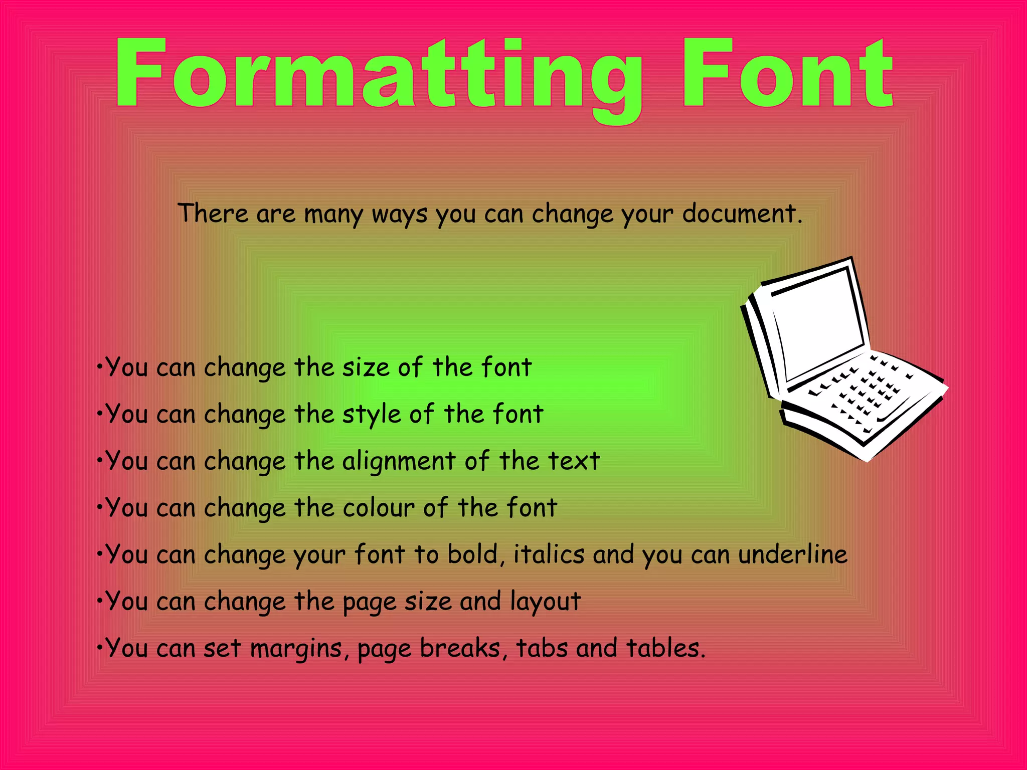 Word Processing Revision Task | PPT | Computing | Technology & Computing