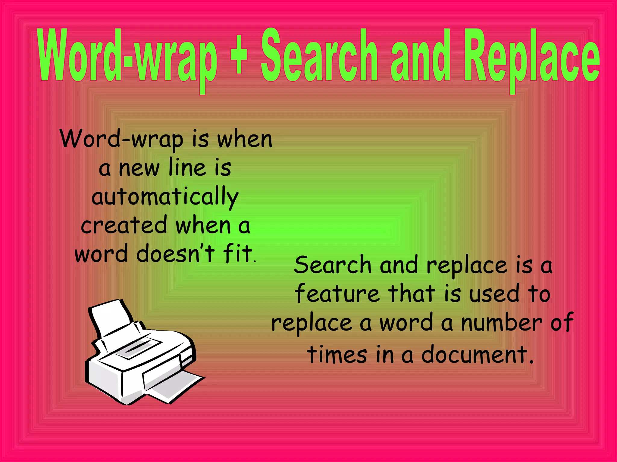 Word Processing Revision Task | PPT | Computing | Technology & Computing
