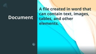 Word Processing Software in Information communication Technology | PPTX