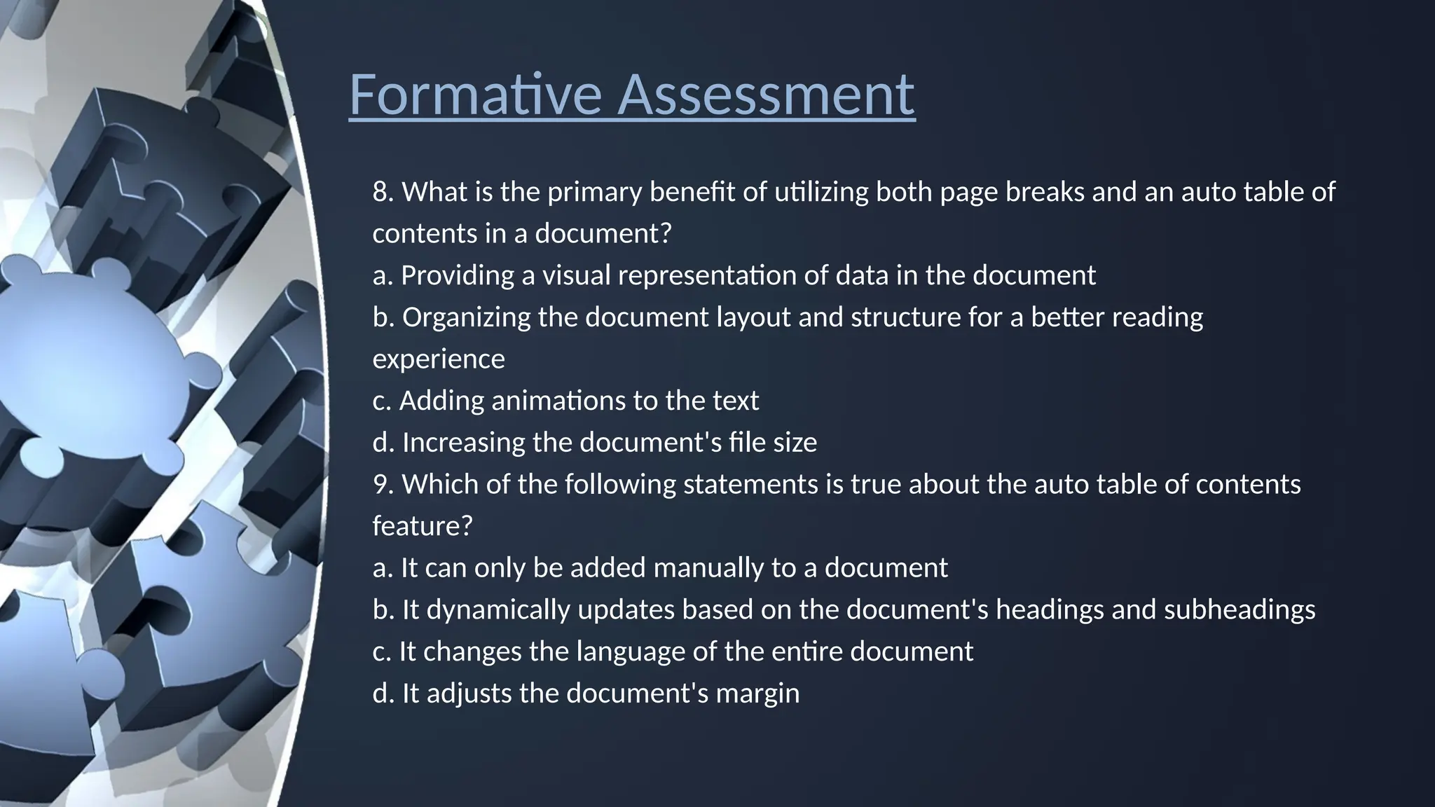 Word Processing Software (page break & auto table of contents).pptx