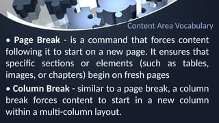 Word Processing Software (page break & auto table of contents).pptx