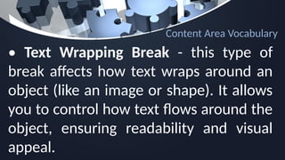 Word Processing Software (page break & auto table of contents).pptx