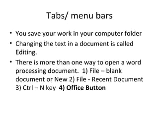 Word processing test review | PPT | Free Download