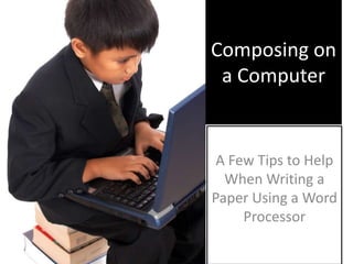 Beginning Tips for Elementary School Students When Composing Documents ...