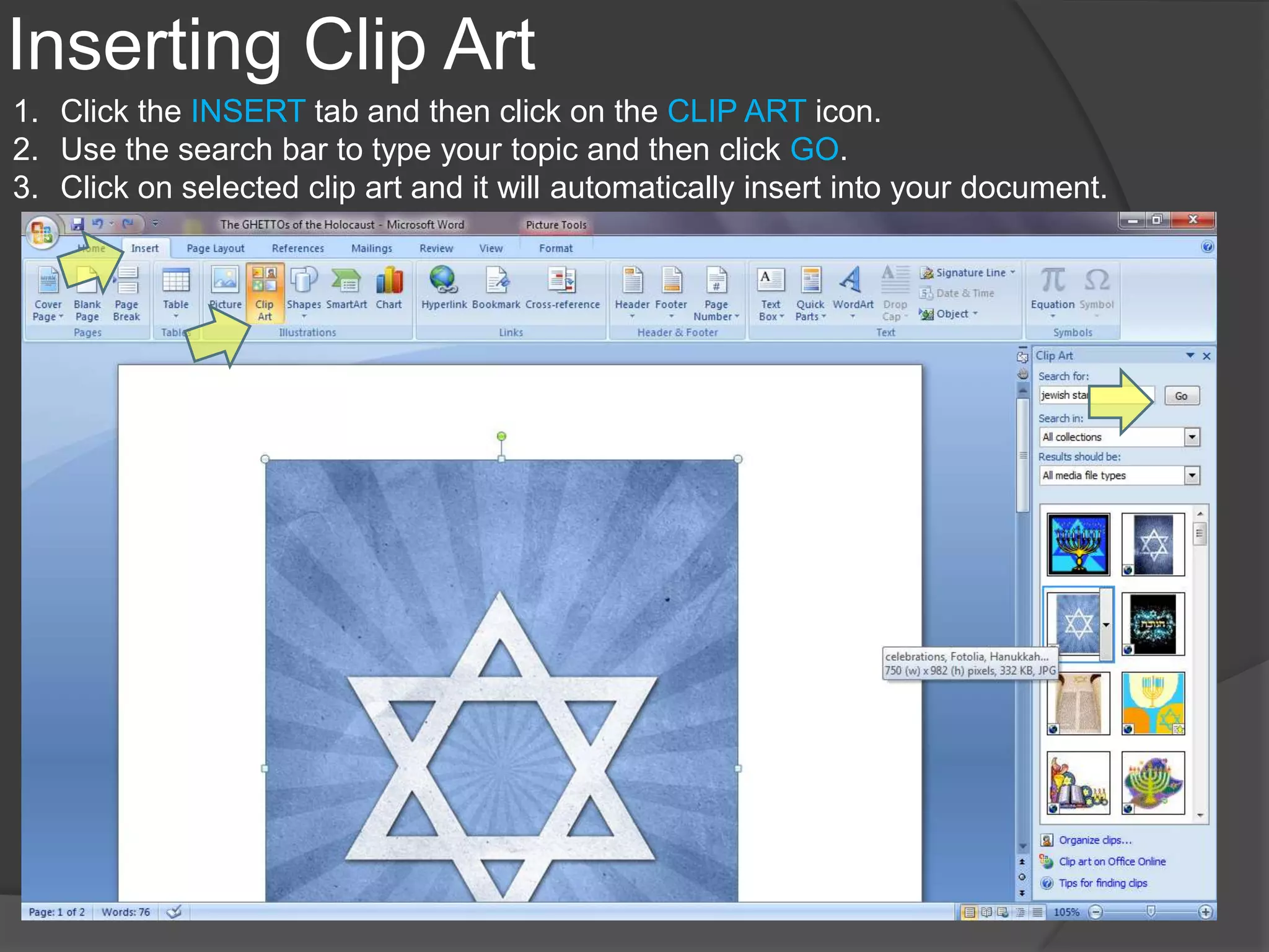 Word processing tutorial module 2 assignment | PPTX
