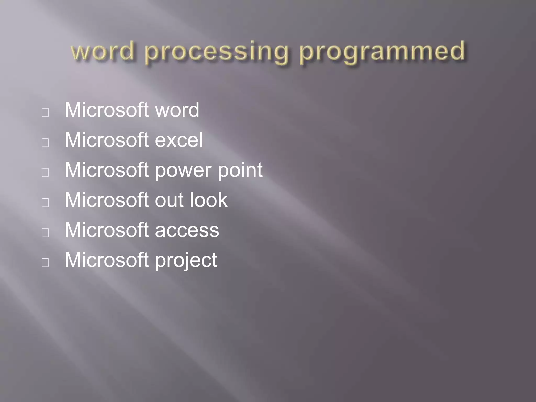 Word processor | PPTX