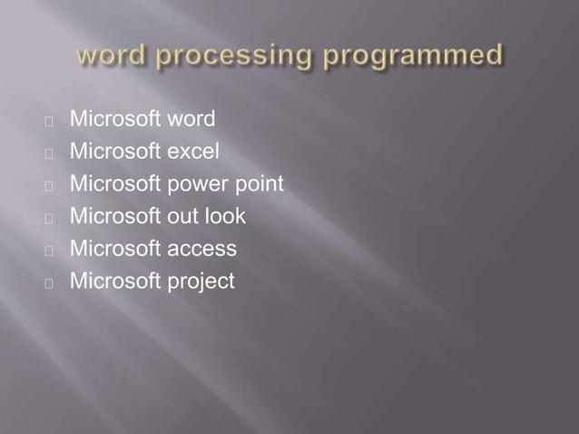 Word processor | PPTX