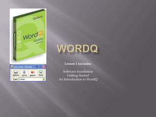 Word Q Lesson 1 | PPT
