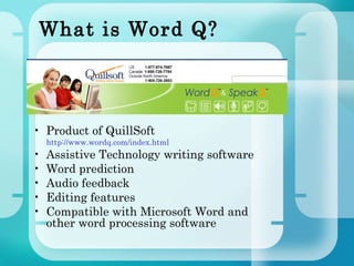 Word Q Pp Presentation | PPT