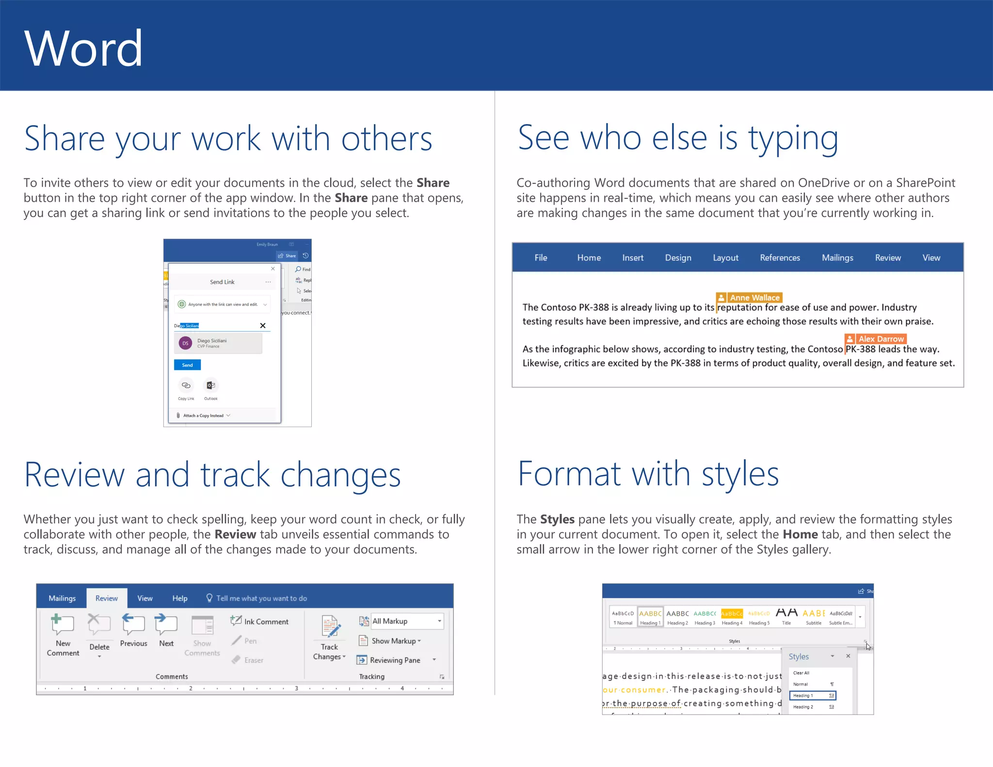 Word Quick Start Guide | PDF