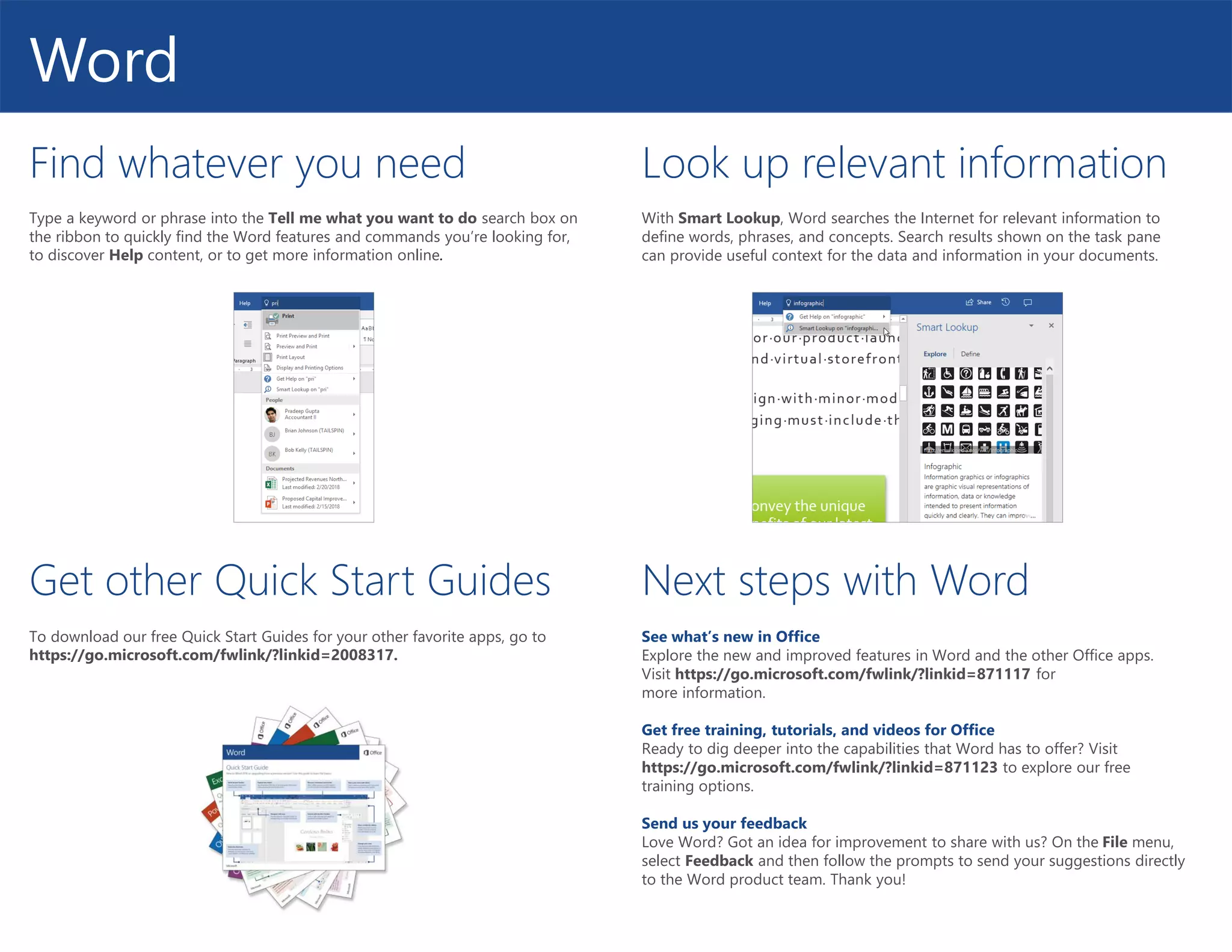 Word Quick Start Guide | PDF