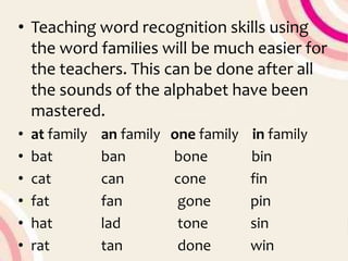 Word recognition | PPTX