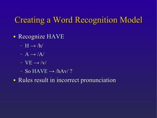 Word Recognition Models | PDF
