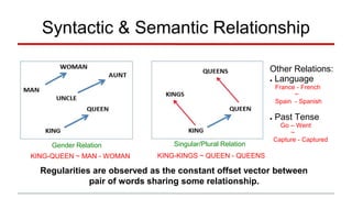 Word representations in vector space | PPTX