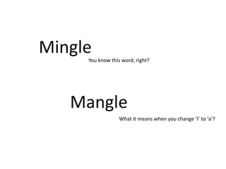 Interesting English Language Vocabulary | PPTX