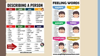 Types of words - English for beginner - EFL | PPTX