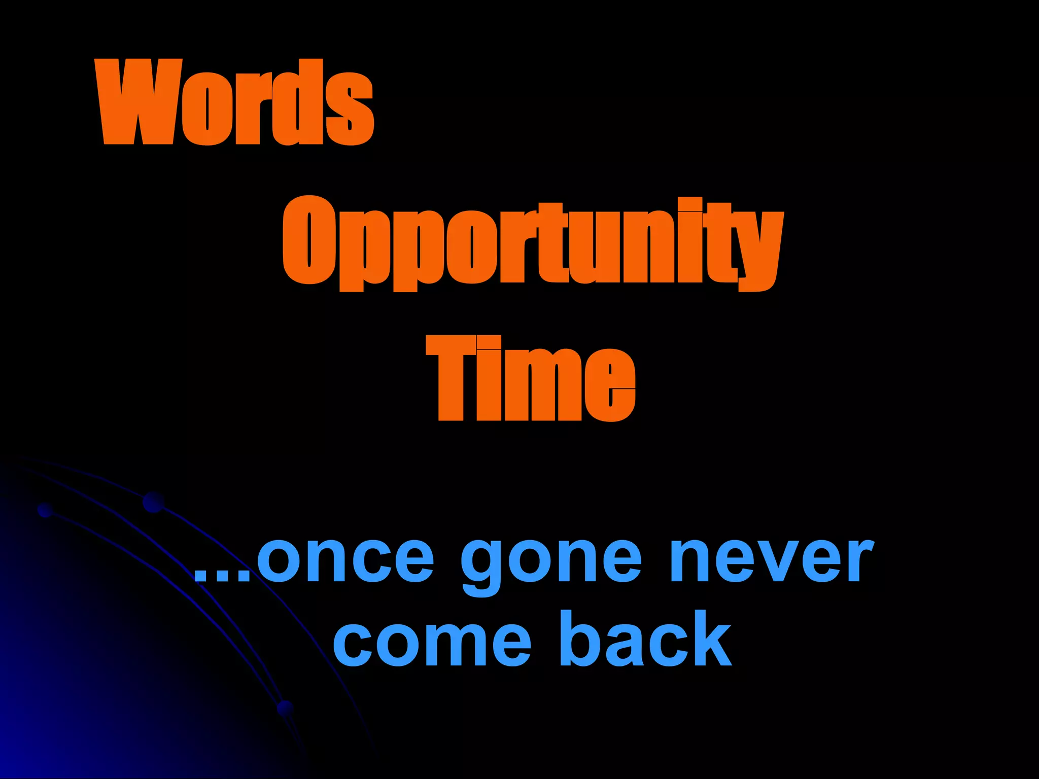 Words For Life | PPT