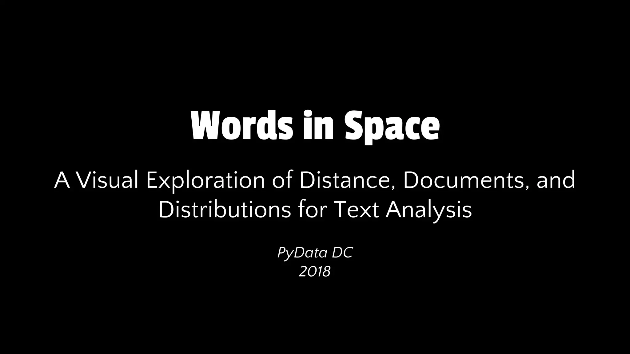 A Visual Exploration of Distance, Documents, and Distributions | PDF ...