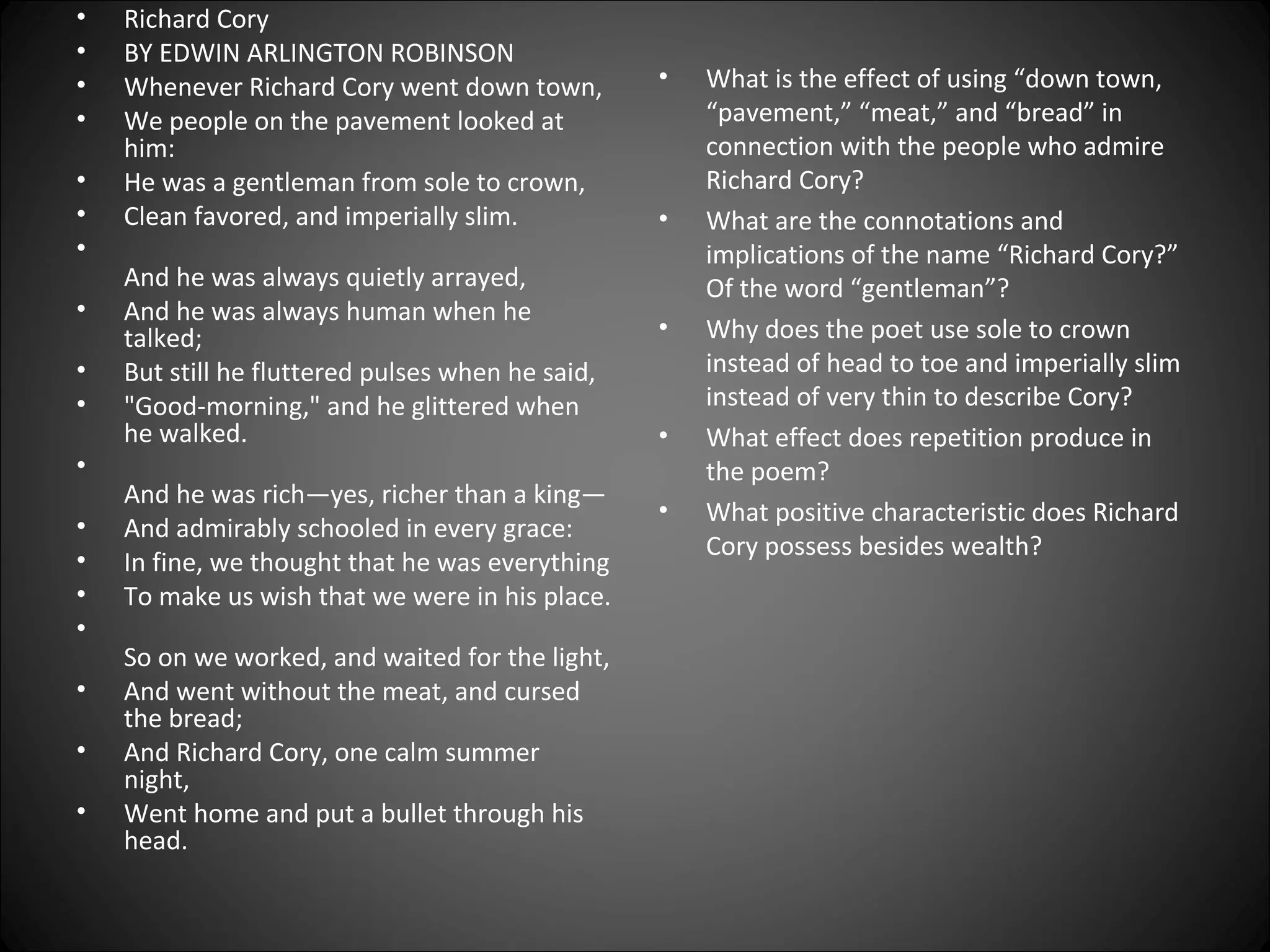 Words the building blocks of poetry | PPT