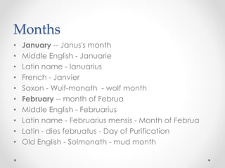 Words and nations history | PPTX