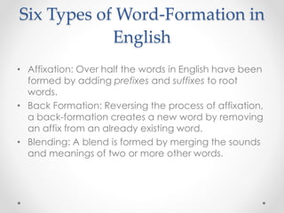 Words and nations history | PPTX