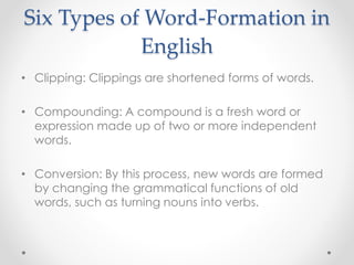 Words and nations history | PPTX