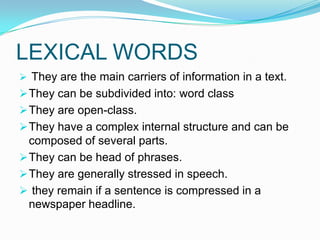 Words and word phrases class 2 | PPT